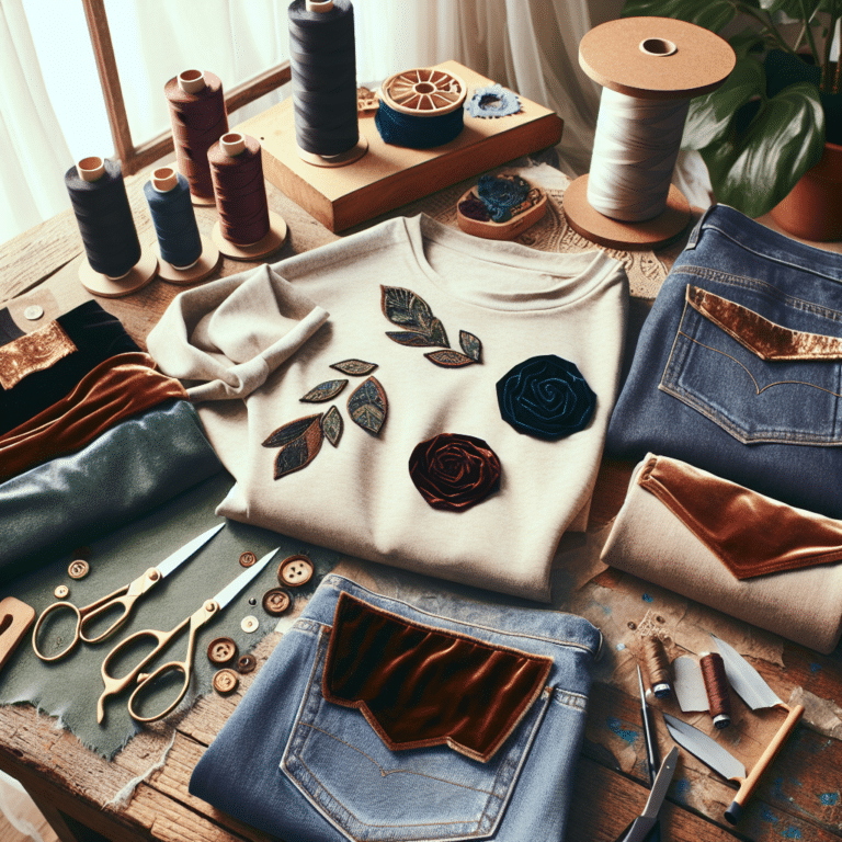 Guía DIY: Aprende Cómo Personalizar tu Ropa con Detalles de Terciopelo ...